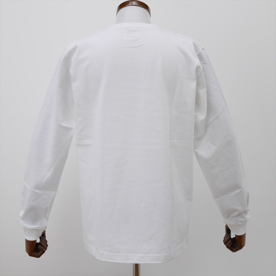 WACKO MARIA/CREW NECK LONG SLEEVE T-SHIRT（TYPE-2）（ホワイト）[プリント長袖T-18秋冬 ...