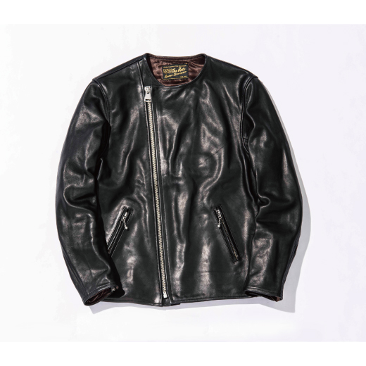 RATS/LEATHER ZIP INNER JACKET（ブラック）[ノーカラーライダースJKT-18秋冬] - JONAS